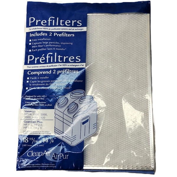 Venmar 05123 HRV Air Exchanger Prefilter Kit - Size : 19 x 15 Inches ...